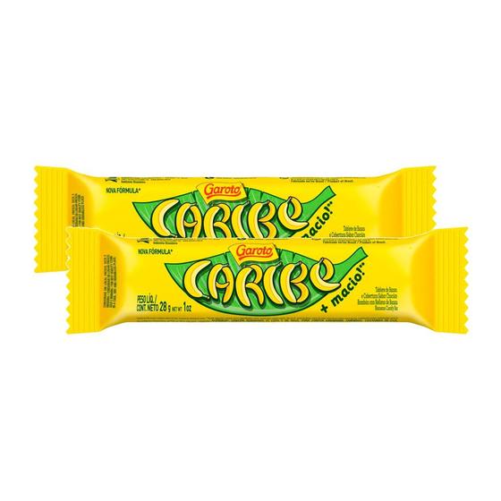 Kit 2 Chocolate Garoto Caribe 28g - Chocolate / Barra de Chocolate ...