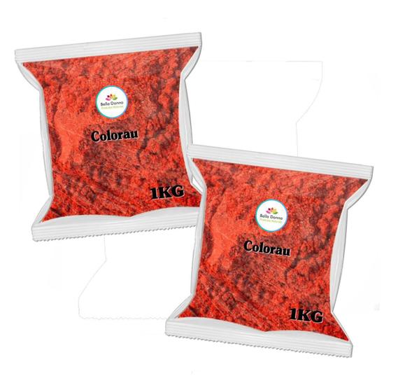 Kit 2 Colorau Em Pó Premium 1 Kg Cada - Bella Donna - Alimentos ...