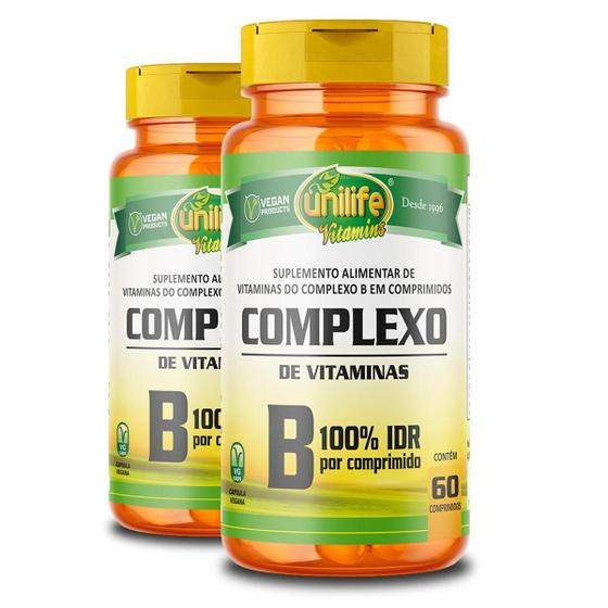 Kit 2 Complexo B 60 Cápsulas Unilife - Complexo B - Magazine Luiza