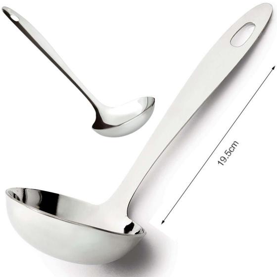 Kit 2 Conchas Media Para Feijão Sopa Caldos Aço Inox Cozinha ...