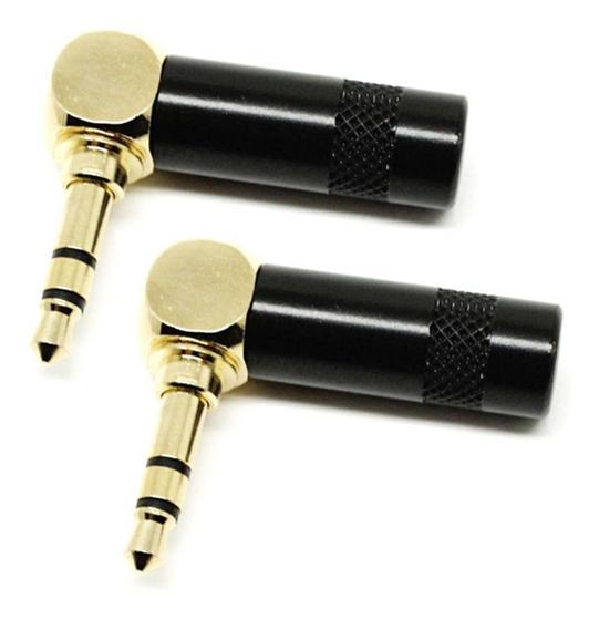 Kit 2 Conector P2 Plug Estéreo Trs 90 Graus Cachimbo - MXT - Cabos de ...