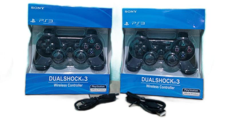 Kit 2 Controle DualShock 3 Wireless Ps3 Sony Oficial - Preto - Outros ...