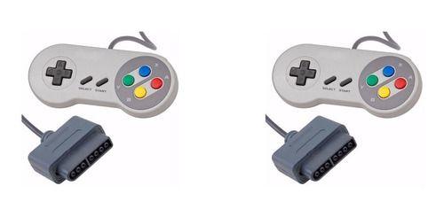 Kit 2 Controles Super Nintendo Snes Famicon video game retro - TZ ...