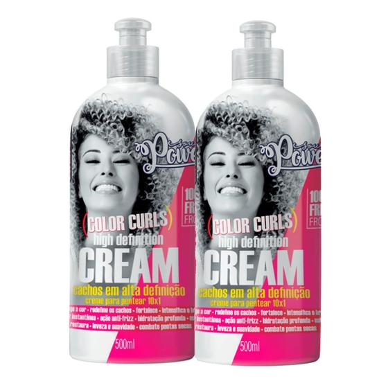 Kit 2 Creme para Pentear Soul Power Color Curls High Definition Cream ...