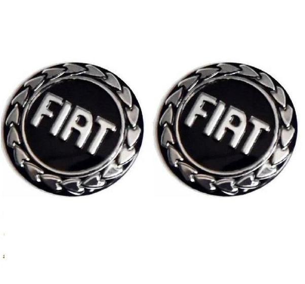 Kit 2 Emblema Logo Adesivo Chave Case Fiat Em Aluminio 14Mm - Stickkar ...