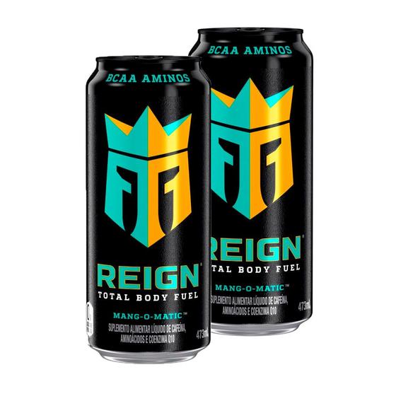 Kit 2 Energético Reign Mang O Matic 473ml - Reing Mang-O - Bebida ...