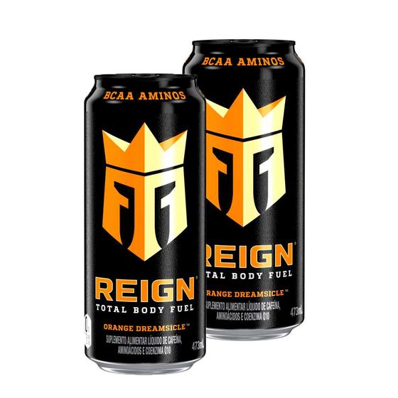 Kit 2 Energético Reign Orange Dreamsicle 473ml - Bebida Energética ...