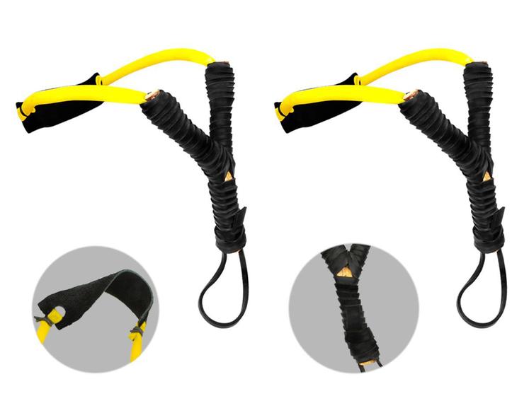 Kit 2 Estilingue Artesanal De Madeira C Borrachas Reforçadas - Fisgar ...