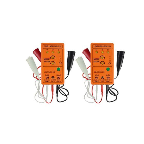 Kit 2 Fasímetro Indicador Sequência Fase Escala 110 A 600 Vac Tensão ...