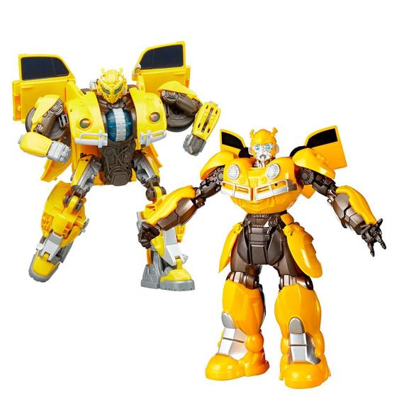 Kit 2 Figuras Transformáveis - Transformers - Bumblebee Movie - Power ...