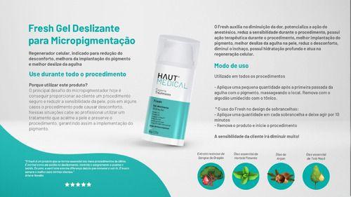 Kit 2 Fresh Gel Deslizante Haut Medical Micropigmentação 90g - Creme e ...