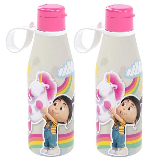 Kit 2 Garrafas Infantil Abre Fácil da Agnes Malvado Favorito - Plasútil ...