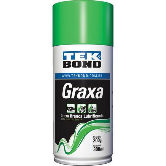 Kit 2 graxa em spray tek bond branca 300ml - Óleos e Lubrificantes para ...