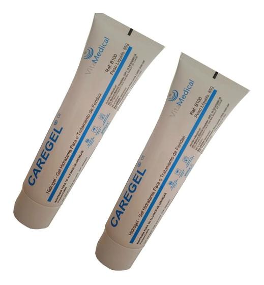 Kit 2 Hidrogel Caregel Para Feridas / Absorve Impurezas 85g - Vita ...