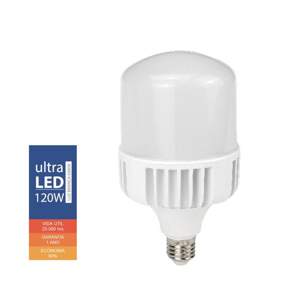 Kit 2 Lâmpadas Ultra Led Bulbo 120w Alta Potência Bivolt 6500k Branco Frio e27 - UltraLuz ...