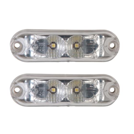 Kit 2 Lanternas Carreta Delimitador Dianteira Cristal Ônibus - BRASLUX ...