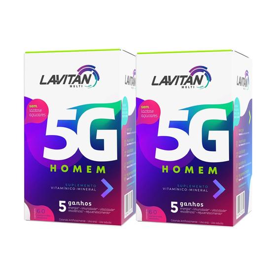 Kit 2 Lavitan 5g Multi Homem 60 CP - Cimed (Total 120 CP ...