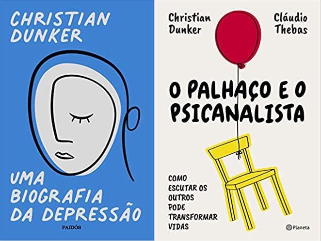 KIT 2 LIVROS Christian Dunker Uma biografia da depressão + O palhaço e ...