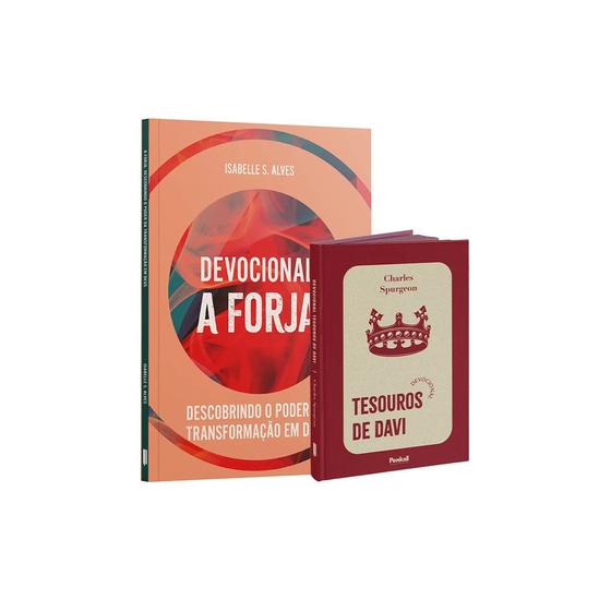 Kit 2 Livros - Devocional com Deus Paí - Devocional a Forja Isabelle S ...