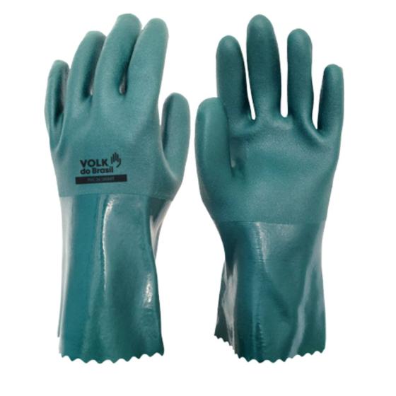 Kit 2 Luva Pvc Palma Áspera Revestida para Jateamento Limpeza Pesada ...