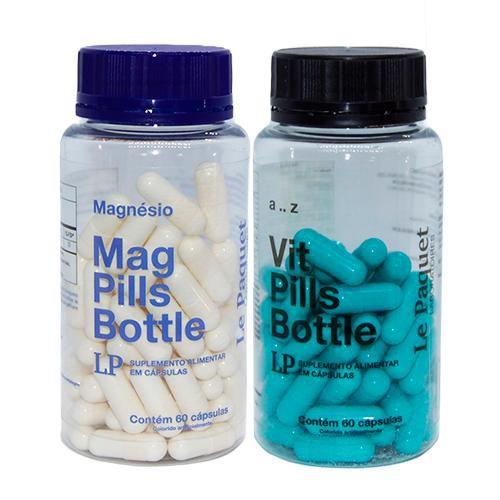 Kit 2 MagVit - 1 Pote Blend Trio Magnésio e 1 Pote Multivitamínico A ...