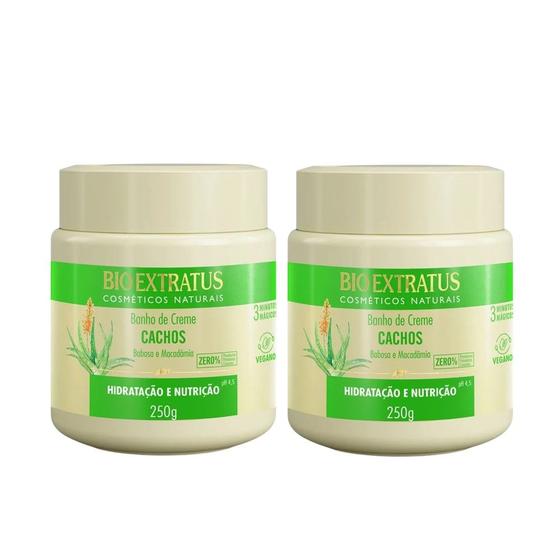 Kit 2 Máscara de Hidratação Capilar Cachos Babosa Macadâmia Nutrição ...