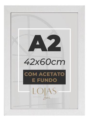 Kit 2 Molduras Quadro A2 42x60 Com Acetato Poster Premium - Mileno ...