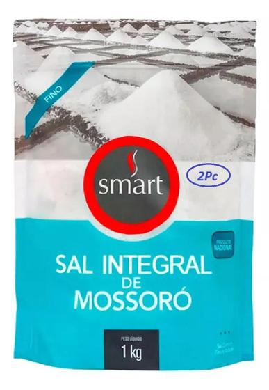 Kit 2 Pacote Sal Smart Integral Fino Mossoró Smart 1k - Smart Temperos - Sal - Magazine Luiza