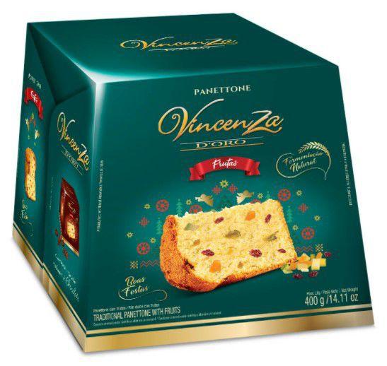 Kit 2 Panettones (Gotas de Chocolate e Frutas Cristalizadas) Vicenza ...