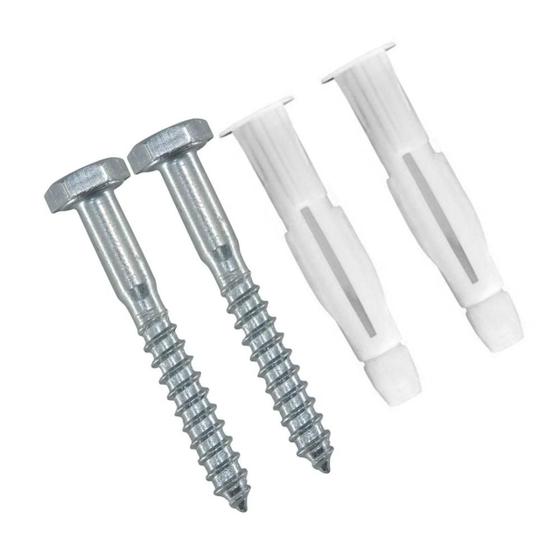 Kit 2 Parafuso Com Bucha 10mm Multiuso Sextavado Soberba 1/4X70" Aço ...