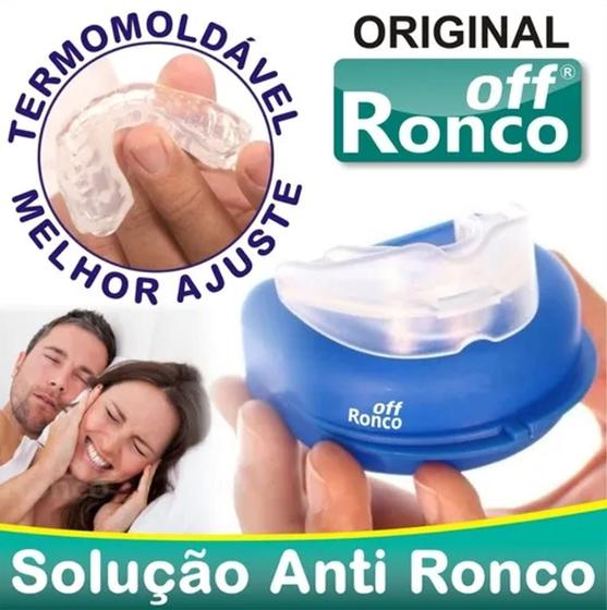 Kit 2 Peças De Anti Ronco Original Off Ronco Bruxismo Apneia - Higiene ...