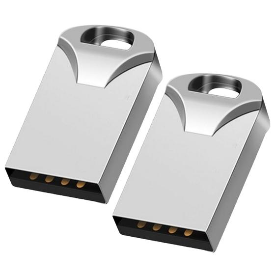 Kit 2 Pendrive 16Gb Mini Micro Nano Usb 2.0 Classe 10 Pc Notebook Caixa ...