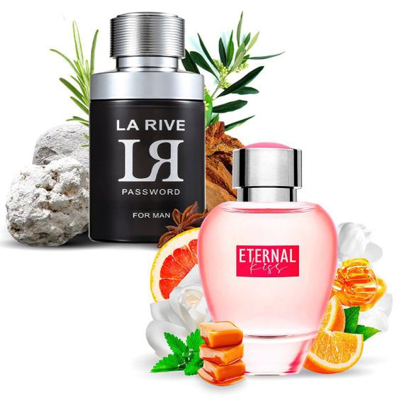 Kit 2 Perfumes Importados LR Password e Eternal Kiss La Rive - Kit de Perfume - Magazine Luiza