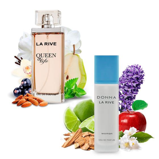 Kit 2 Perfumes La Rive Donna 90ml + Queen of Life 75ml - Kit de Perfume - Magazine Luiza