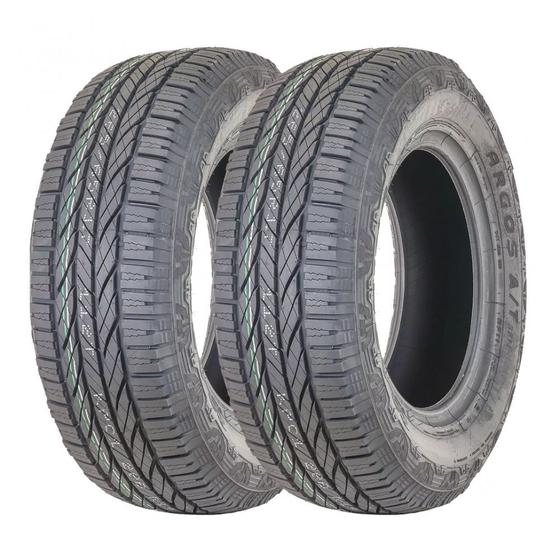 Kit 2 Pneus Roadking Aro 17 265/65R17 Argos AT RF11 112T - Pneu para Carro - Magazine Luiza