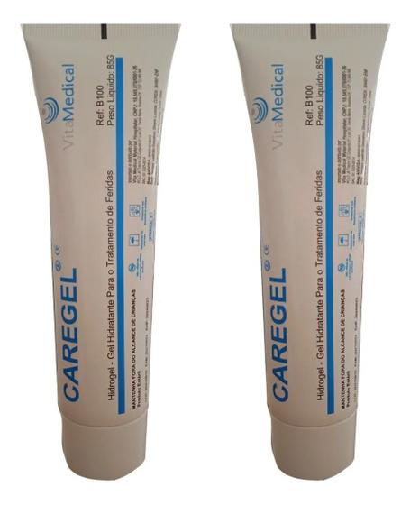 Kit 2 Pomada Caregel Para Úlceras Feridas Diabéticas Vita Medical ...