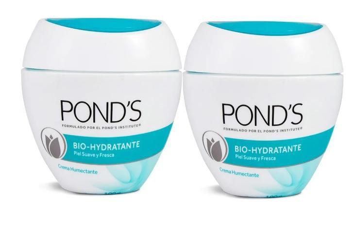 Kit 2 Ponds Creme Facial Bio Hidratante Azul Importado 100g - Pond's ...