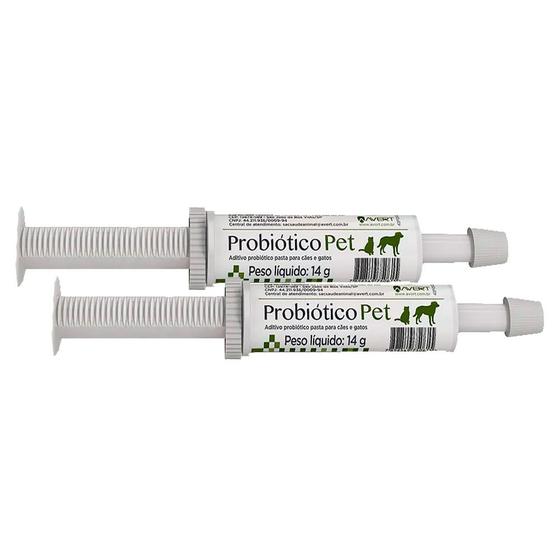 Kit 2 Probiótico Pet Avert com 14g - Prebióticos e Probióticos para Pet ...