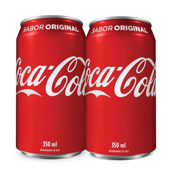 Kit 2 Refrigerante Coca Cola Lata 350ml - Refrigerante - Magazine Luiza