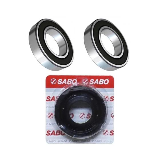Kit 2 Rolamentos Brastemp Consul 6006 2rs E Retentor Sabo - Sabó / Dugold / GBR - Rolamento de ...