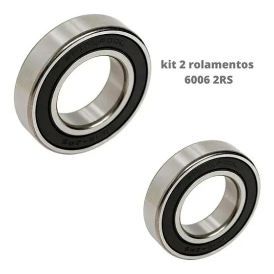 Kit 2 Rolamentos Para Lavadora Brastemp Consul 6006 2rs - Dugold - Rolamento de Skate - Magazine ...