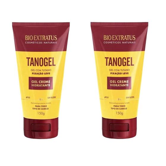 Kit 2 Tanogel Hidratante Fixador Gel Creme 150g Bio Extratus ...
