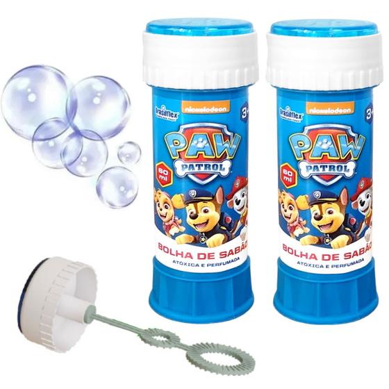 Kit 2 Tubos de Bolhas de Sabão que Faz Bolinhas Patrulha Canina - Brasilflex - Bolha de Sabão ...