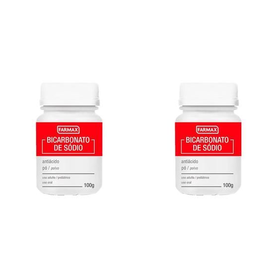 Kit 2 Und Bicarbonato De Sódio Farmax 100g - Bicarbonato - Magazine Luiza