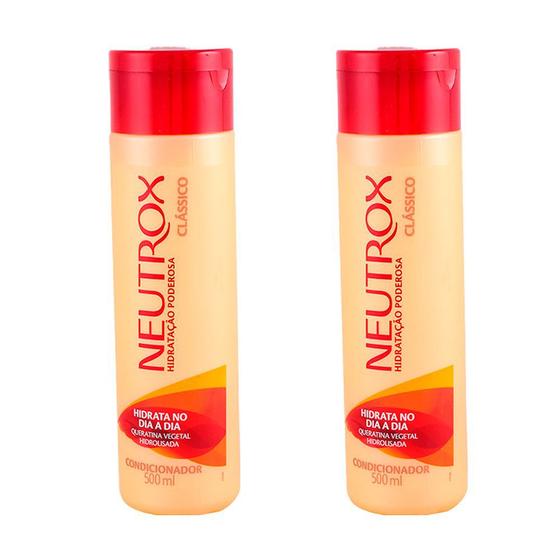 Kit 2 Und Condicionador Neutrox Creme Clássico 500ml - Condicionador ...