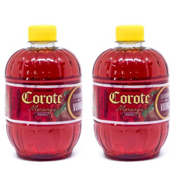 Kit 2 Und Corote Sabor Morango Coquetel Vodka 500ml - Vodka - Magazine ...