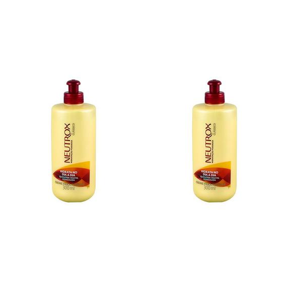 Kit 2 Und Creme De Pentear Neutrox Creme Clássico 300ml - Creme de ...
