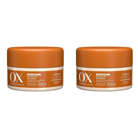 Kit 2 Und Creme De Tratamento Ox Nutrição Intensa 300g - Máscara ...