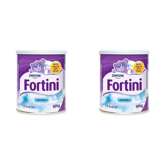Kit 2 Und Fórmula Infantil Danone Fortini Sem Sabor 400g - Outros ...