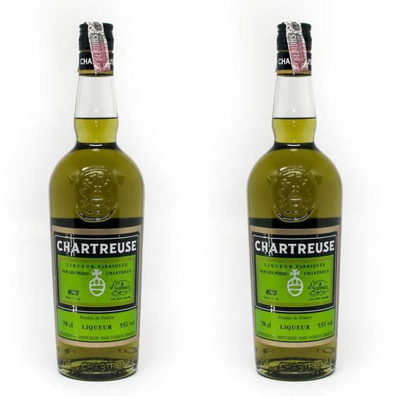 Kit 2 Und Licor Chartreuse Verde 700ml - Licor - Magazine Luiza